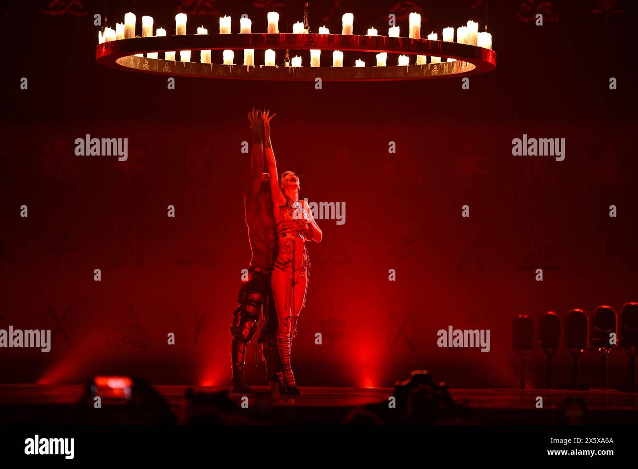 Bambie Thug representing Ireland with the song Doomsday Blue during the ...