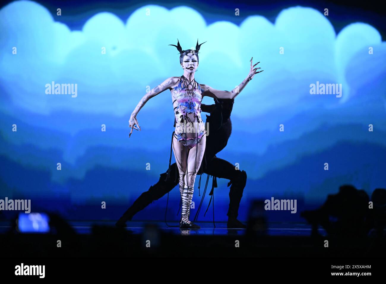 Bambie Thug representing Ireland with the song Doomsday Blue during the ...