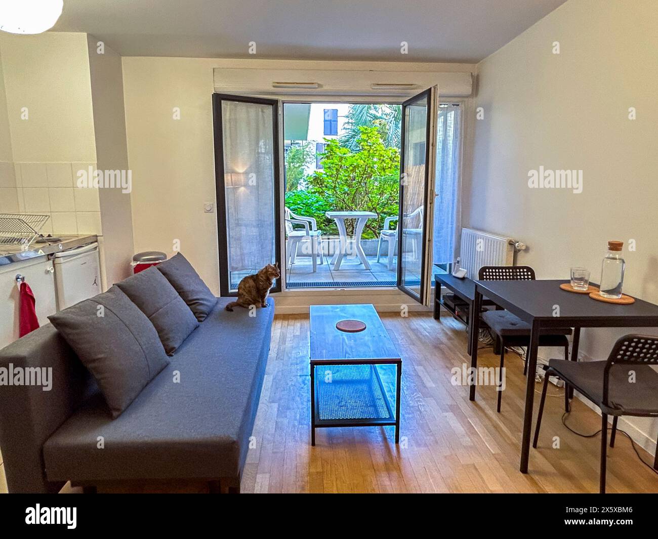 Joinville-le-Pont, France, Wide Angle Views, Studio Apartment interiors ...