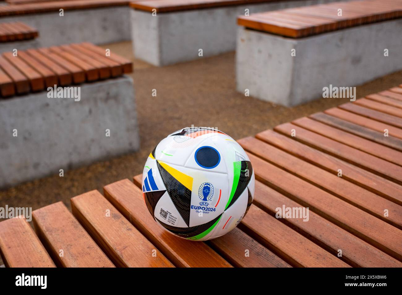 April 17, 2024, Berlin, Germany. The official ball of the European ...