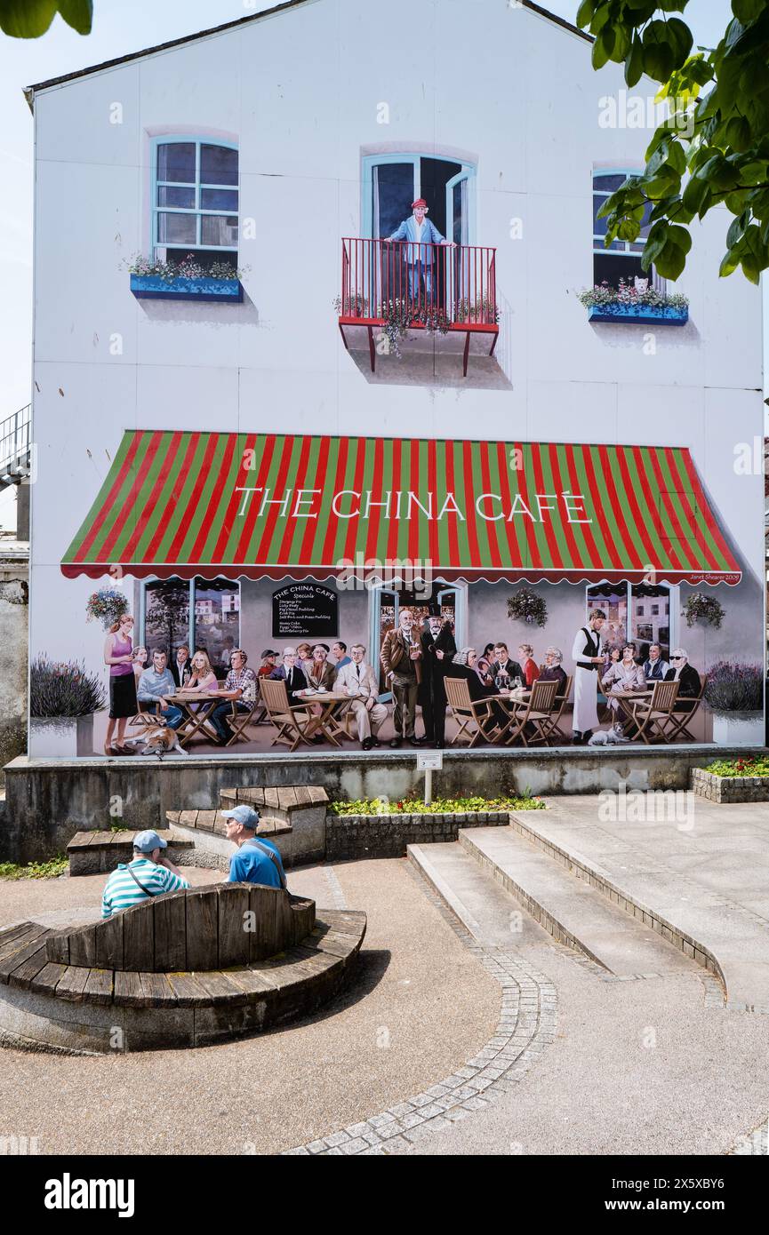 St Austell Cornish Town Cornwall Stock Photo - Alamy