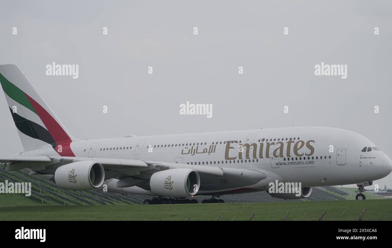 Emirates Airbus A380 Stock Photo - Alamy