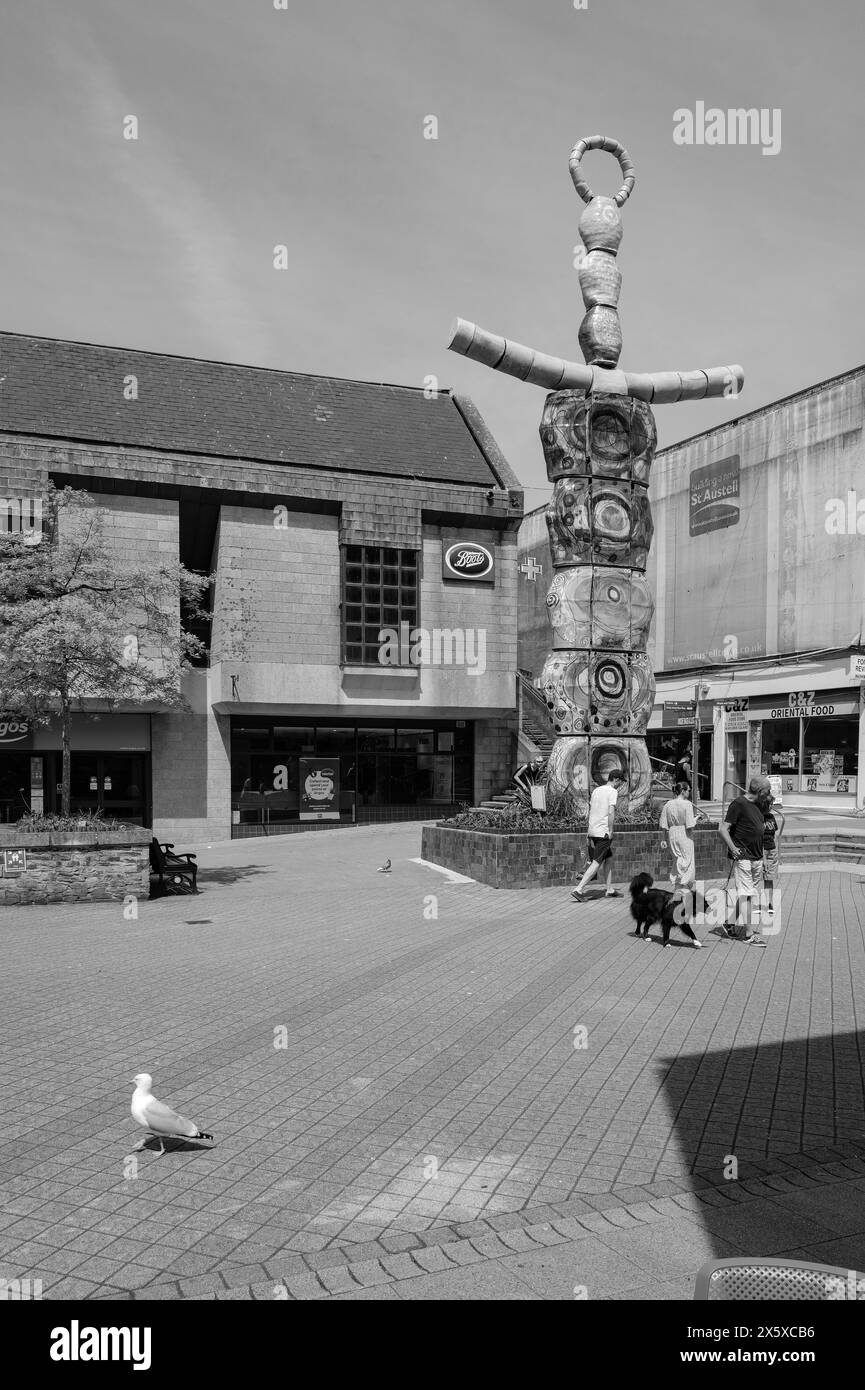 St Austell Cornish Town Cornwall Stock Photo - Alamy