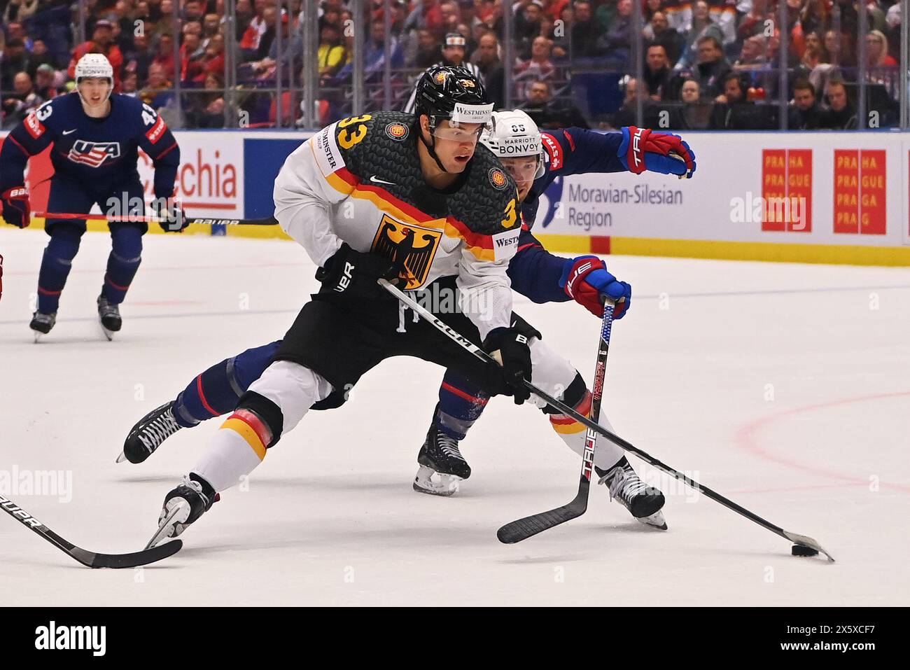 Ostrava, Czech Republic. 11th May, 2024. Germany vs USA group B match ...