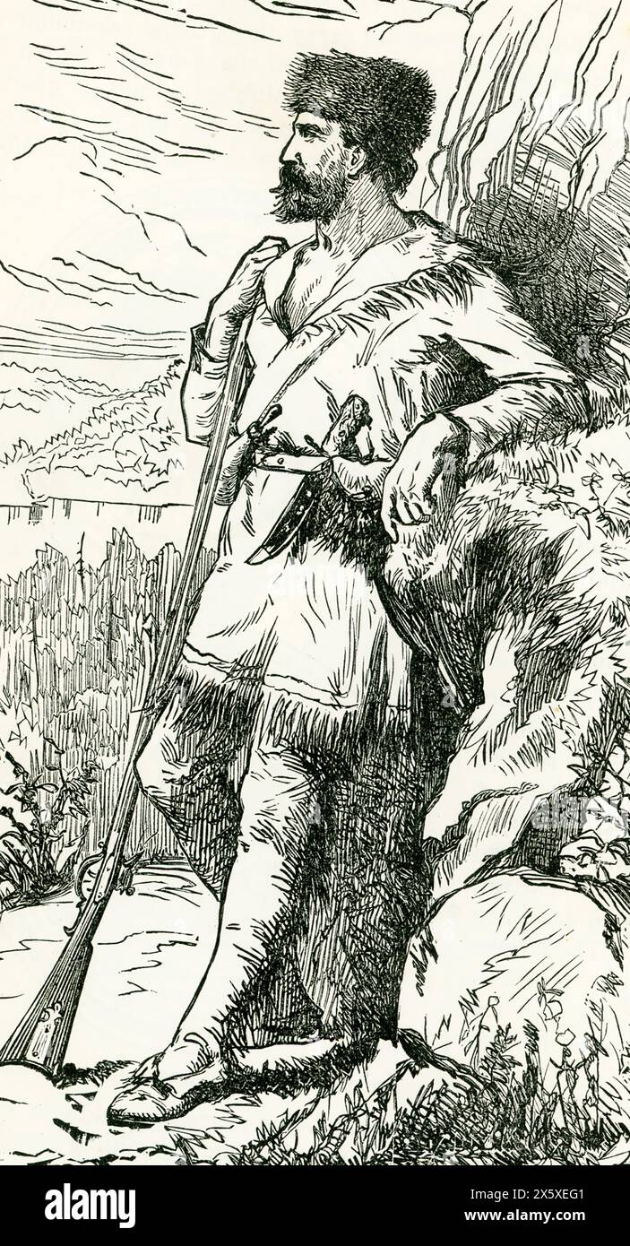 Frontiersman 1700s hi-res stock photography and images - Alamy