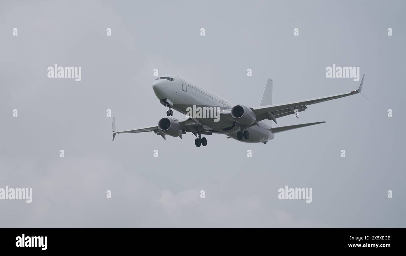 Fly4 Airlines Boeing 737-8 Stock Photo - Alamy