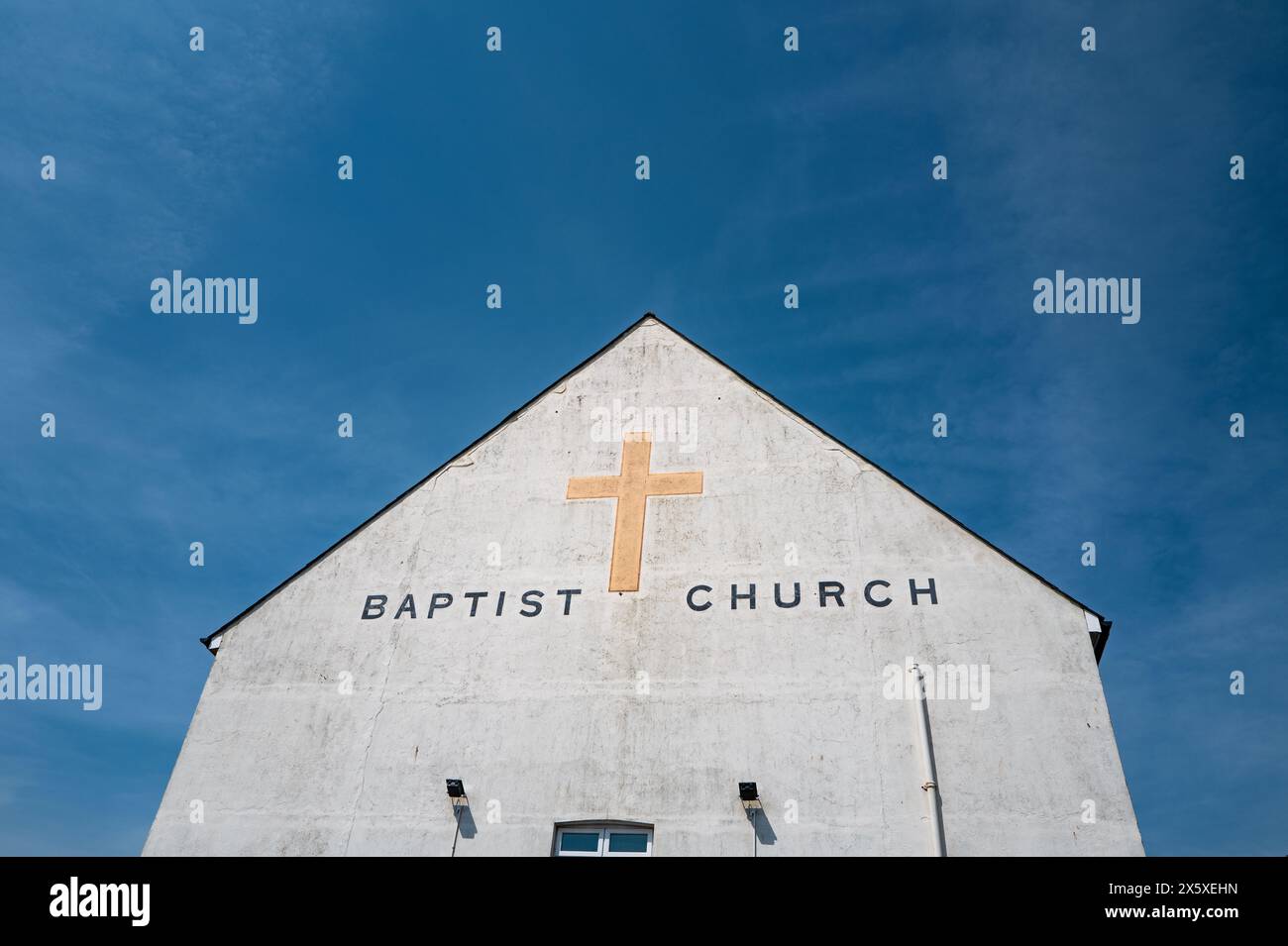 Baptist Church St Austell Cornish Town Cornwall Stock Photo - Alamy