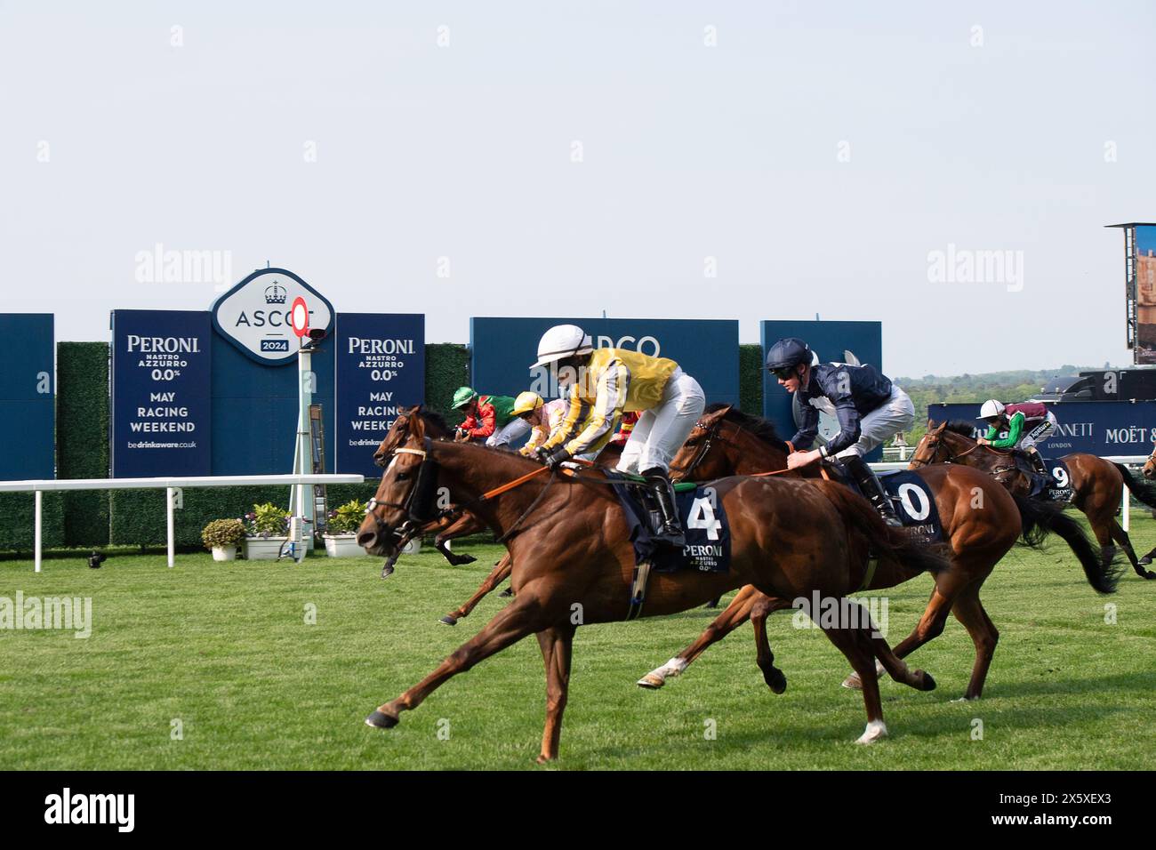 Ascot, Berkshire, UK. 11th May, 2024. Horse Northcliff ridden by jockey ...