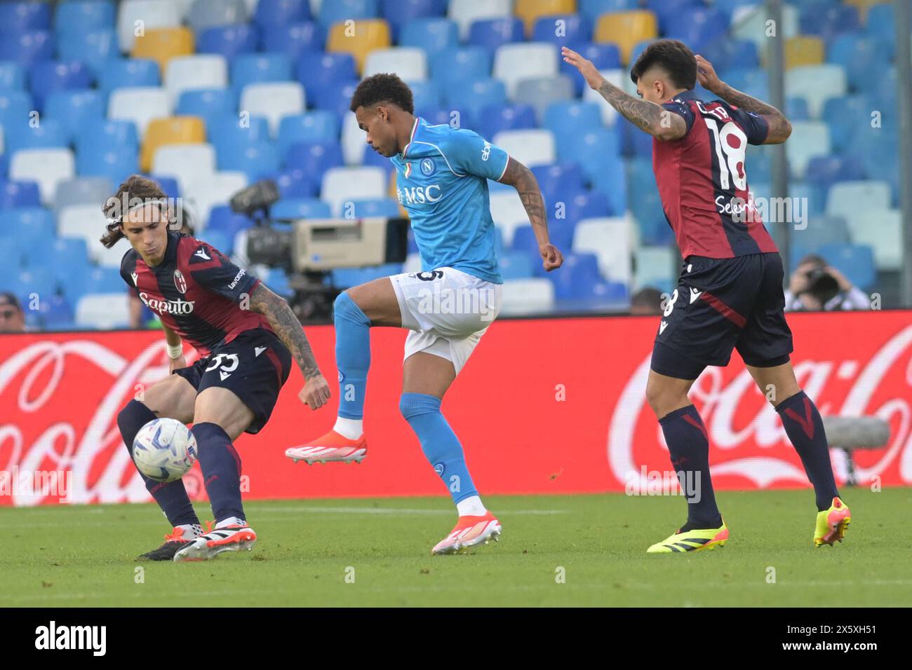Naples, Italy, 11 May,2024. Naples, Italy, 11 May,2024 Cyril Ngonge of ...