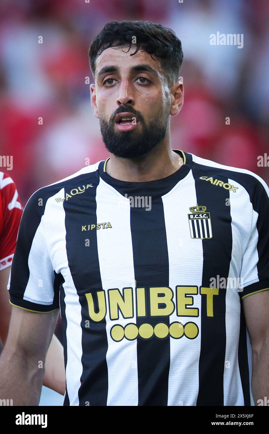 Charleroi's Oday Dabbagh pictured during a soccer match between ...