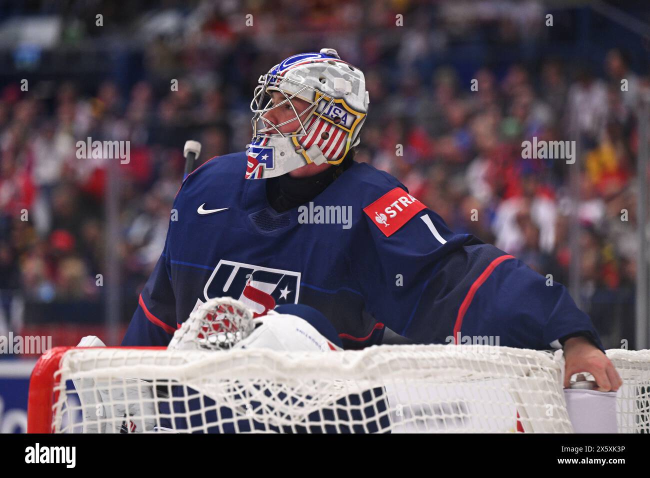 Germany vs USA group B match of the 2024 IIHF World Championship, in ...