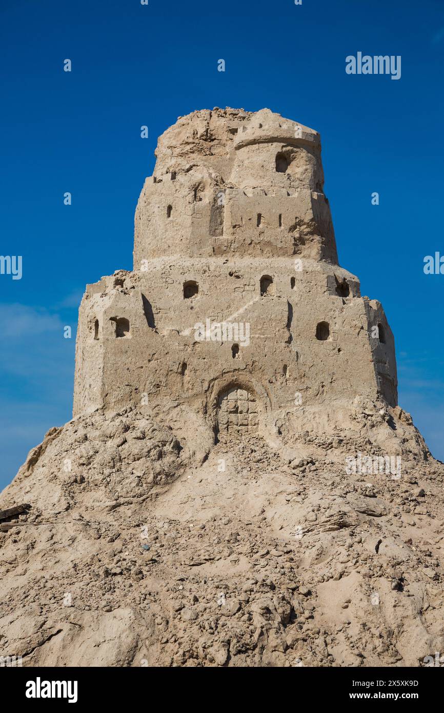 Sand castle on the beach. Ruins, closeup Stock Photo - Alamy