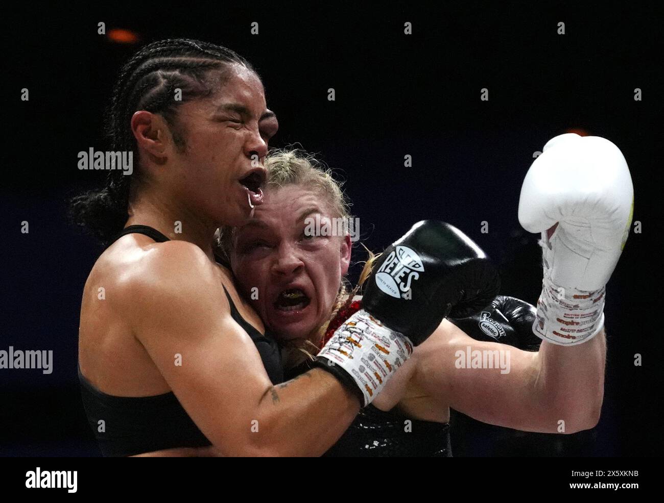 Jessica McCaskill (left) and Lauren Price in the IBA and WBO World ...