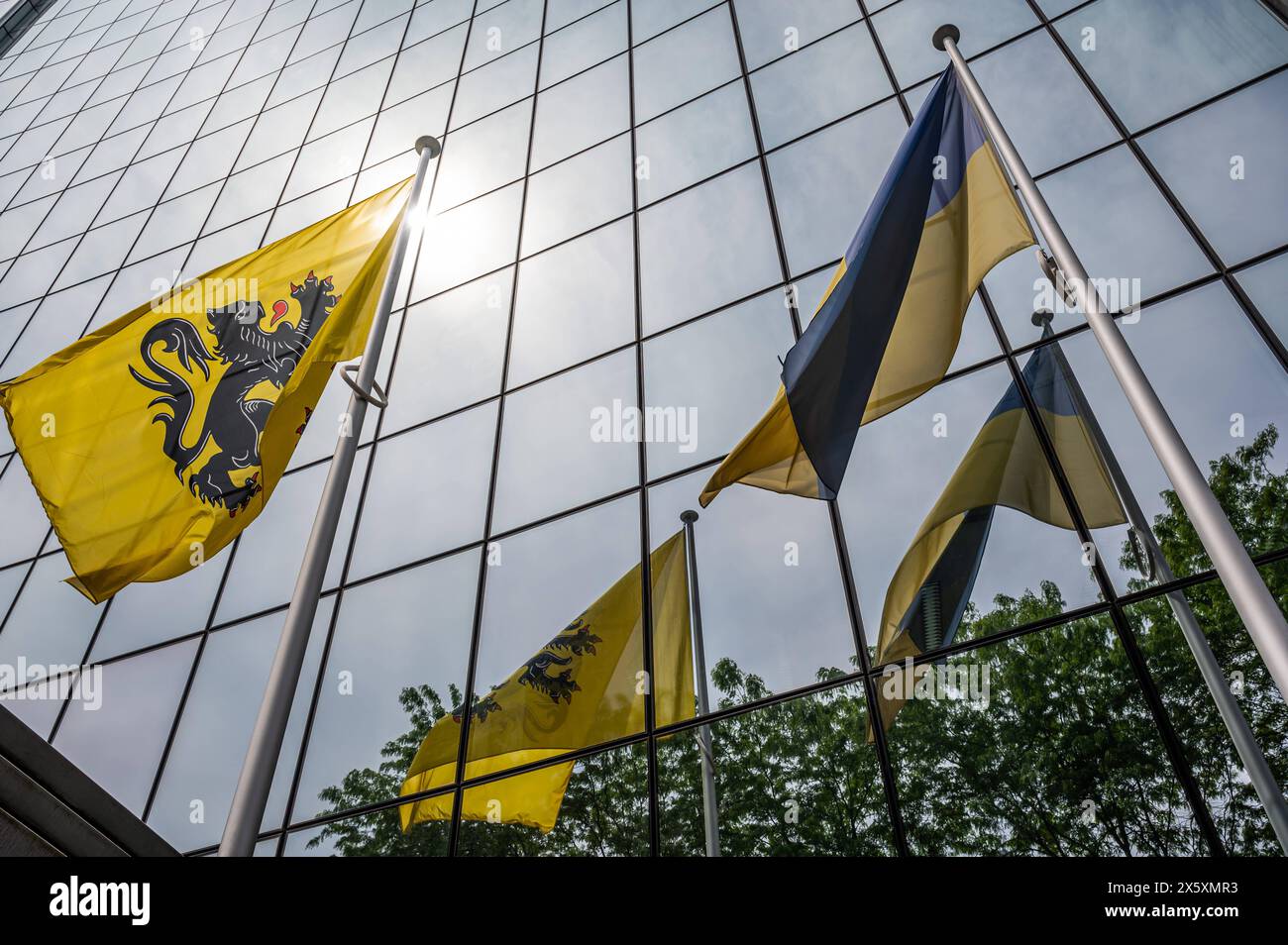 Saint Josse, Brussels Capital, Belgium, May 9, 2024 - Flemish and ...
