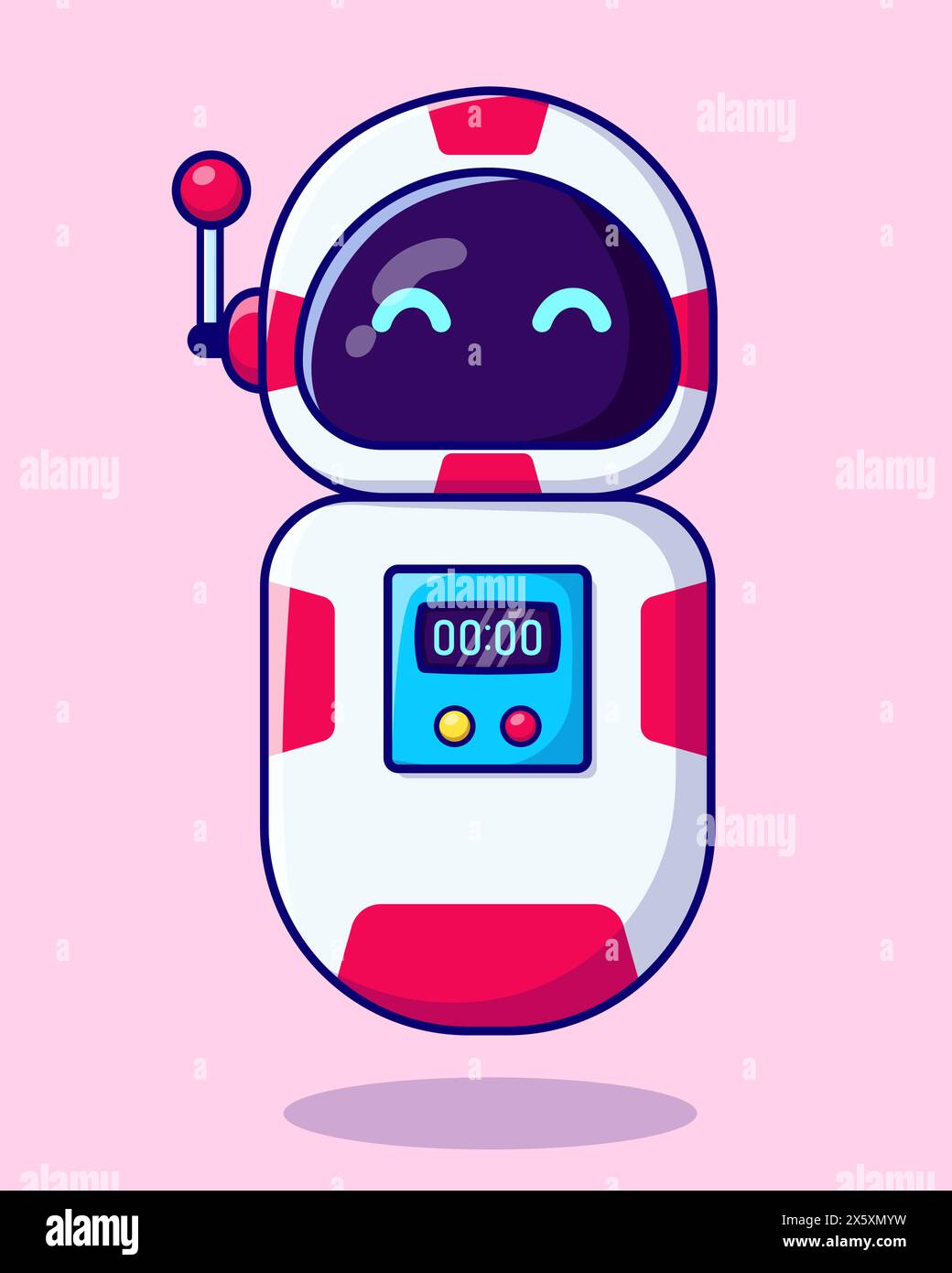 Ai assistant cartoon vector vectors hi-res stock photography and images ...