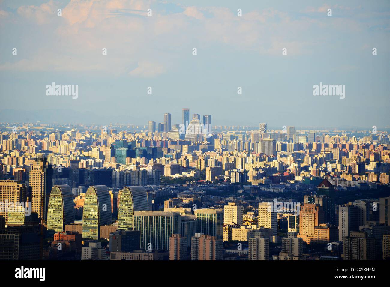 BEIJING, CHINA - MAY 11, 2024 - High-rise buildings are pictured from ...