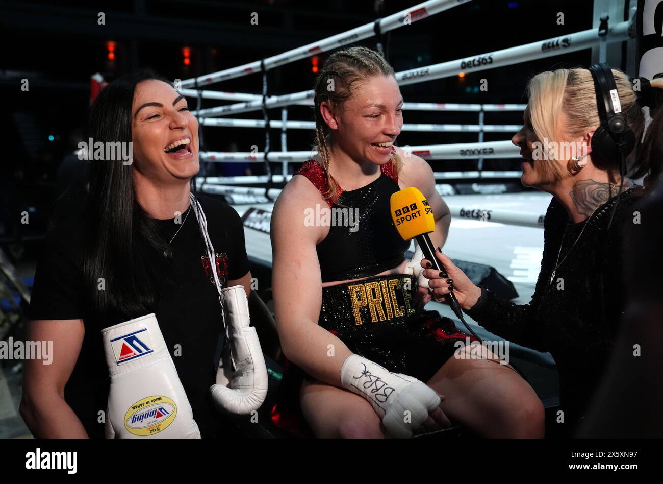 Karriss Artingstall and Lauren Price interviewed following the IBA and ...