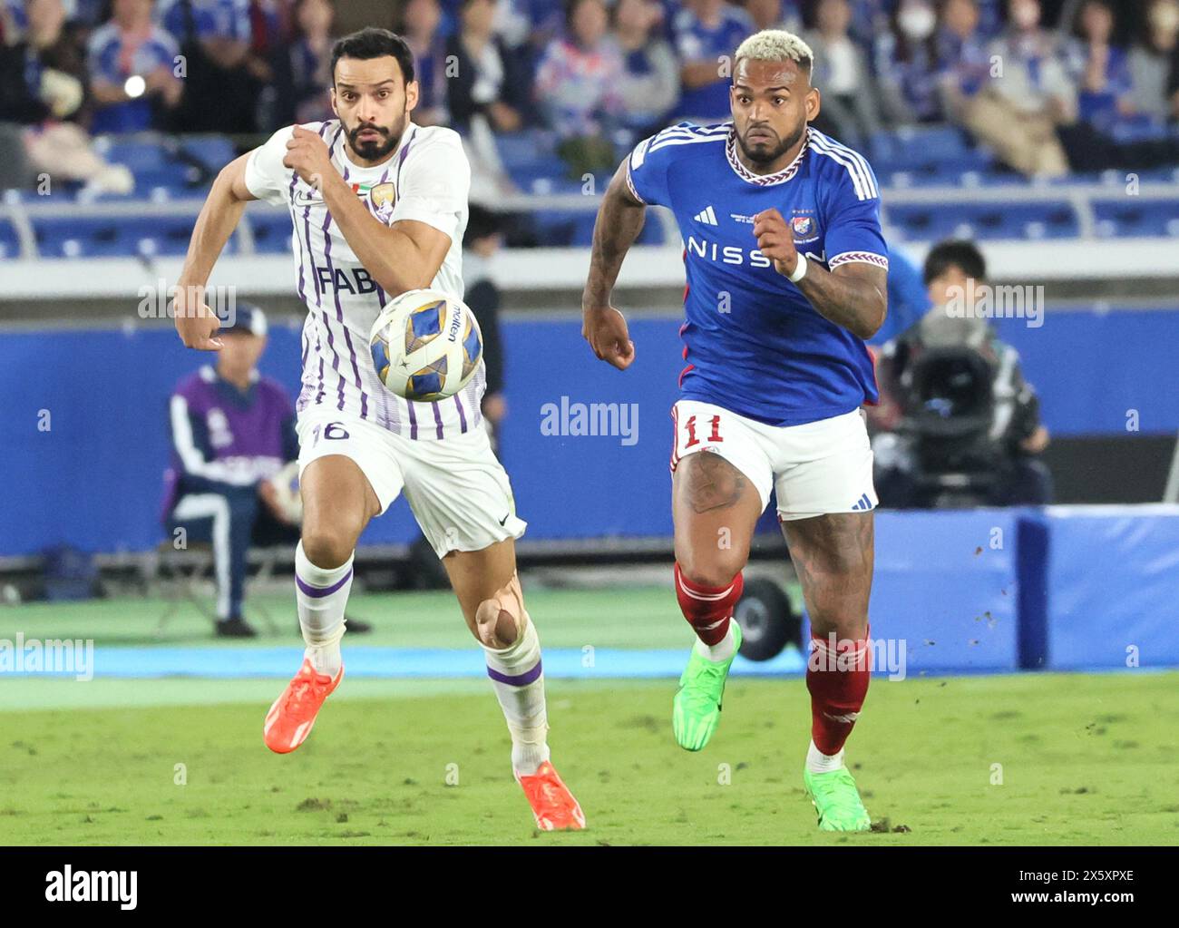 Yokohama, Japan. 11th May, 2024. Japan's Yokohama F. Marinos forward ...