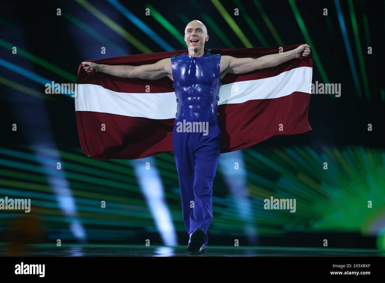 Malmo, Sweden. 11th May, 2024. The representative of Latvia Dons at the ...