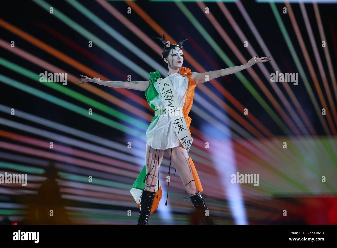 Malmo, Sweden. 11th May, 2024. The representative of Ireland Bambie ...