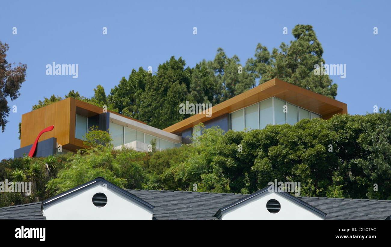 Los Angeles, California, USA 11th May 2024 Modern Wood Home in ...