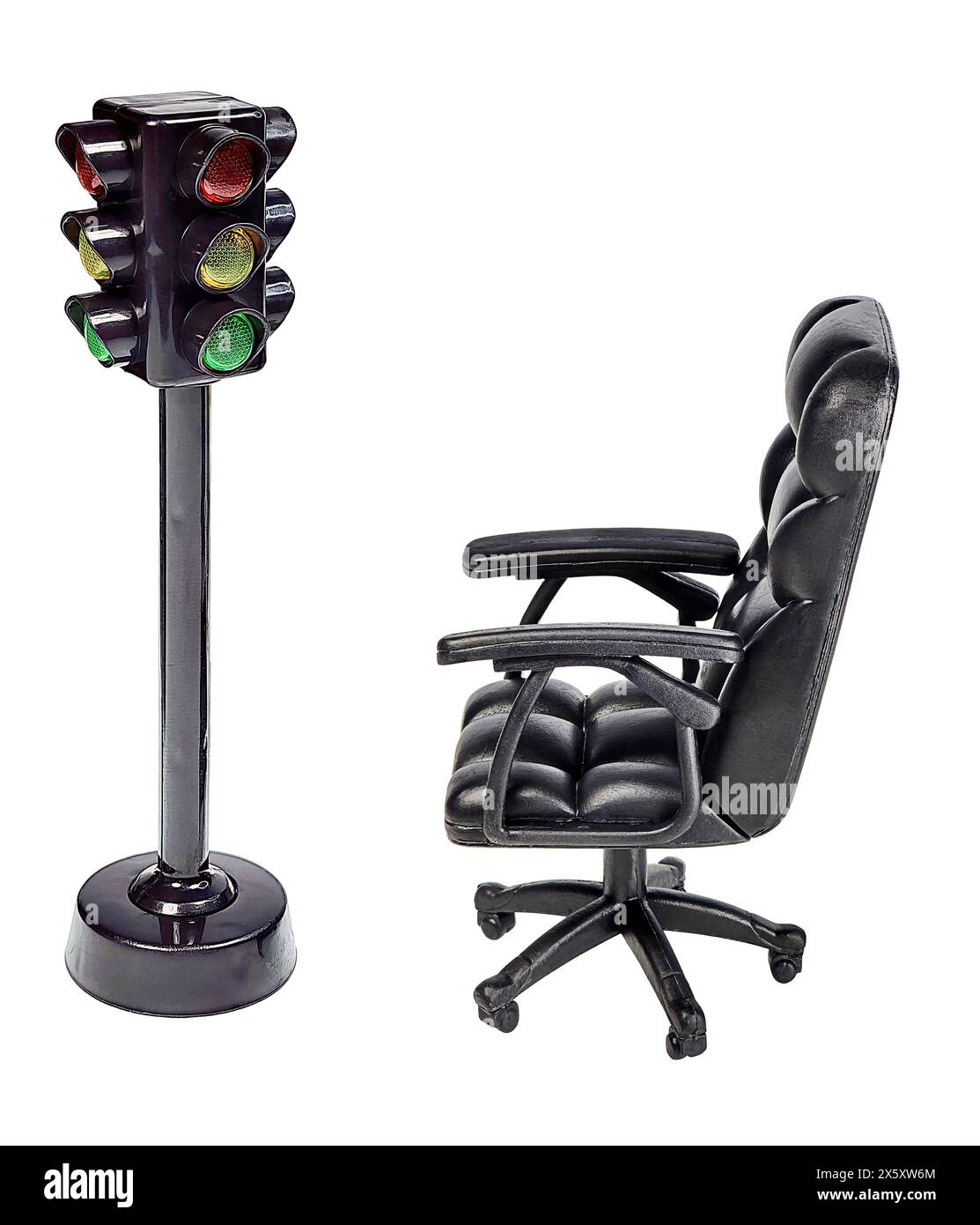 Traffic Light and Executive office chair with arm rests for sitting to ...