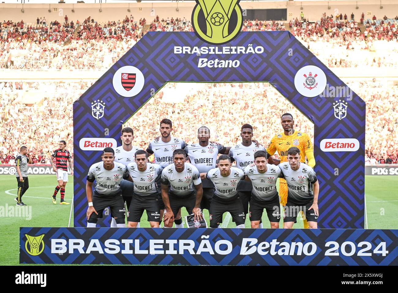 Rio, Brazil - may 11, 2024: Poster Team in match between Flamengo vs ...