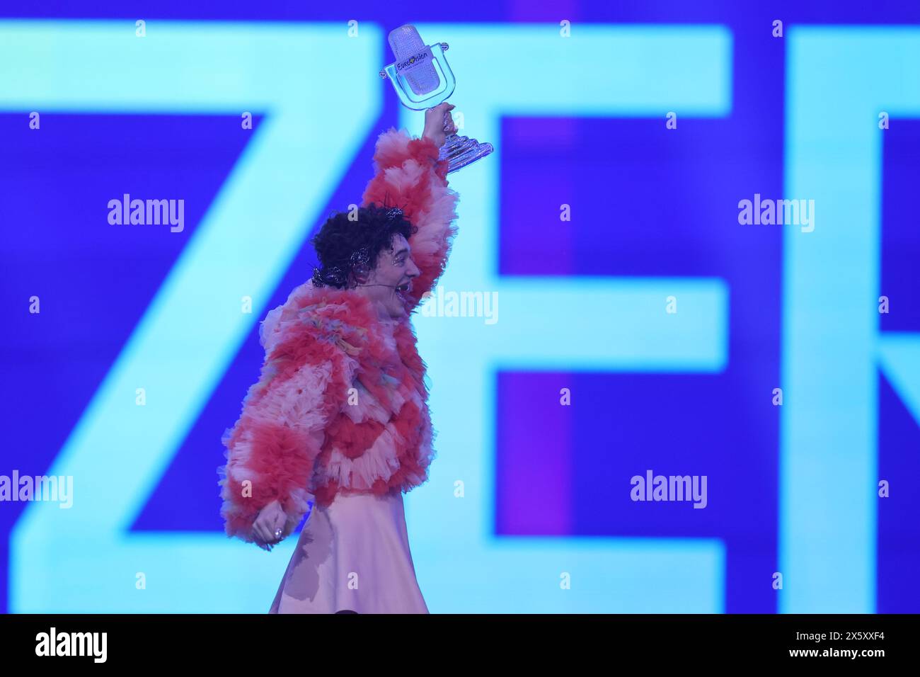 Malmo, Sweden. 11th May, 2024. The representative of Switzerland Nemo ...