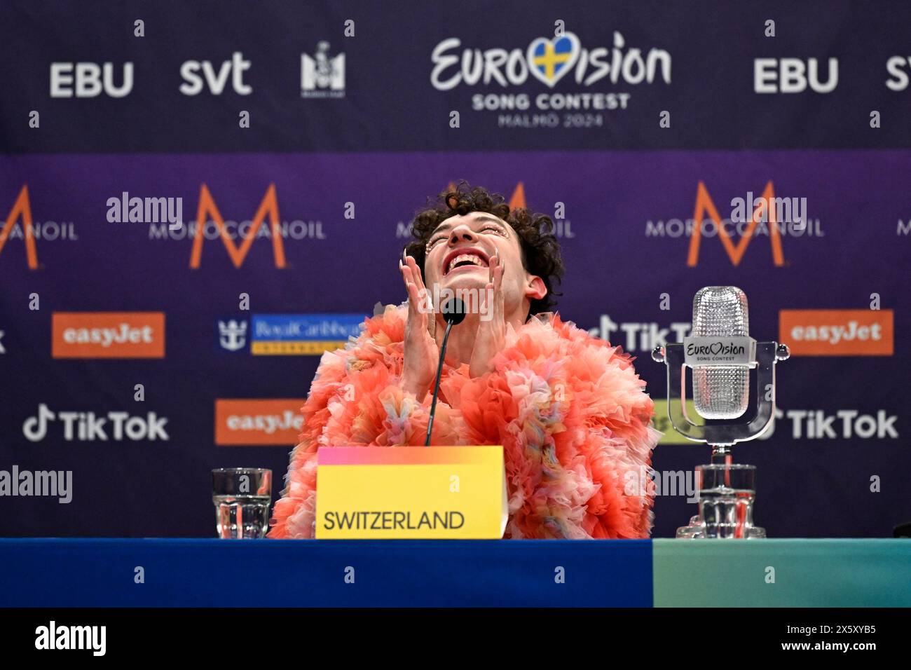 MALMÖ, SWEDEN 20240512This year's winner Nemo representing Switzerland ...