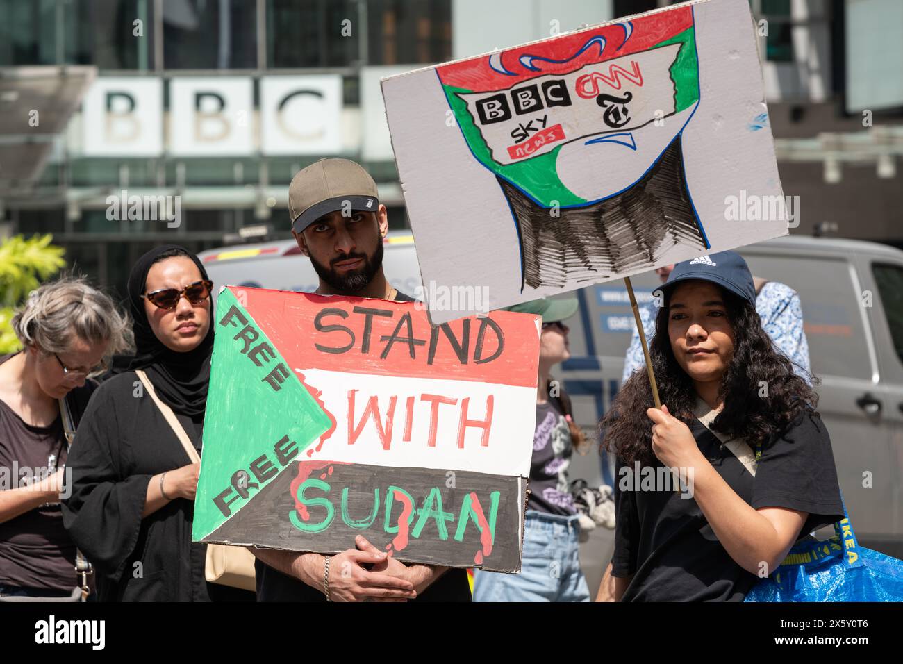 London, UK. 11 May, 2024. Sudanese diaspora and allies march from ...