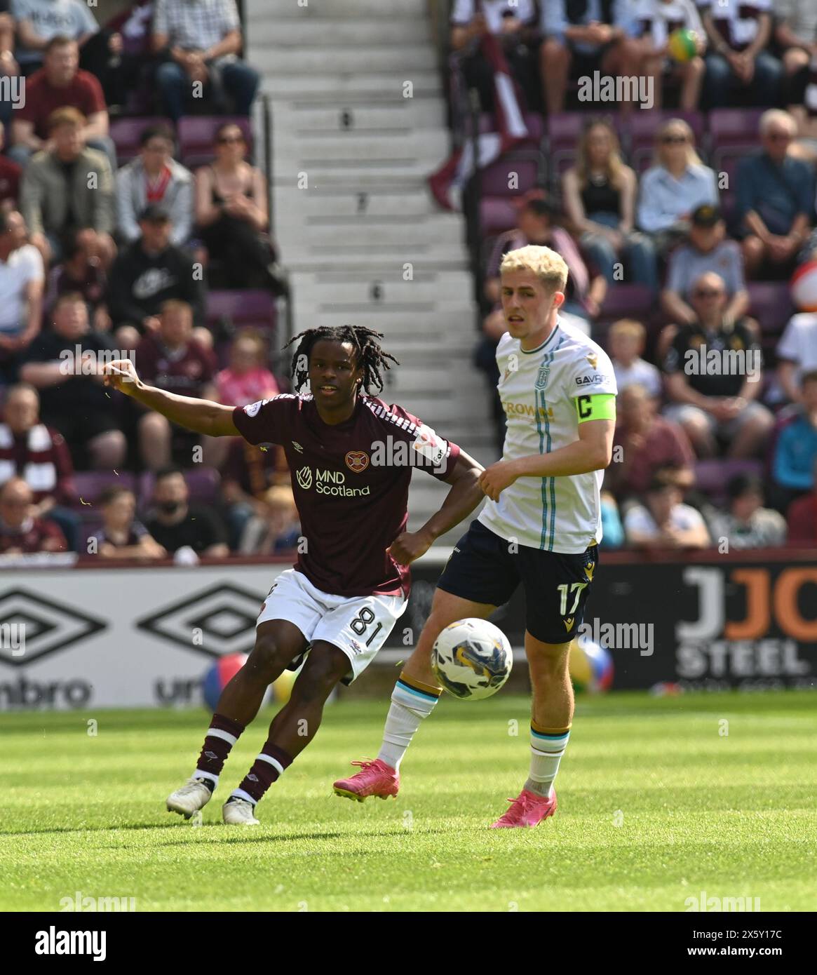 Tynecastle Park Edinburgh.Scotland, UK. 11th May, 2024. Hearts vs ...