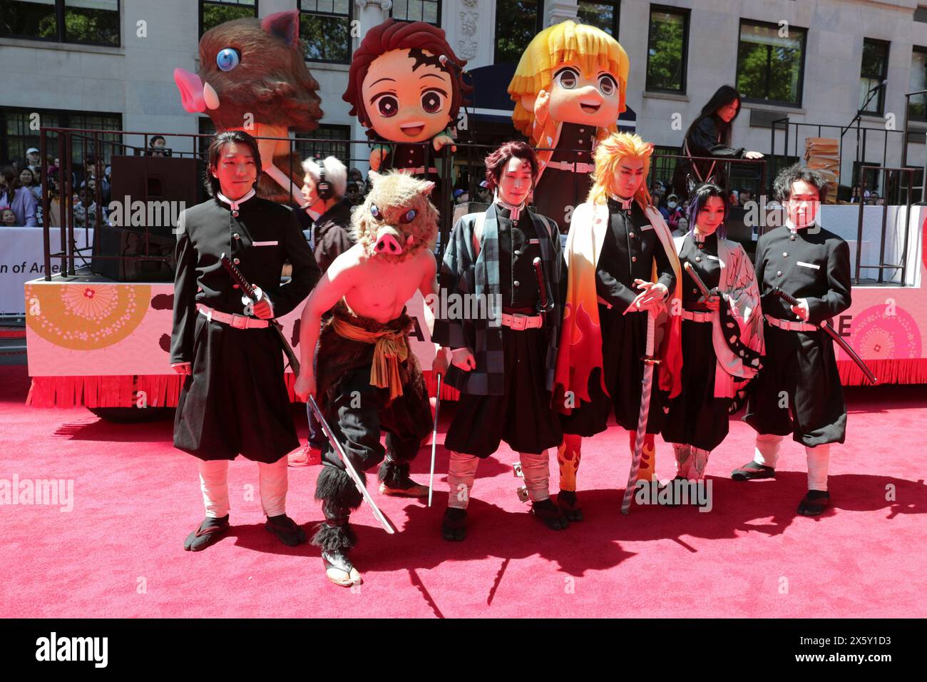 New York, USA - May 11, 2024: Demon Slayer along with Thousands of ...