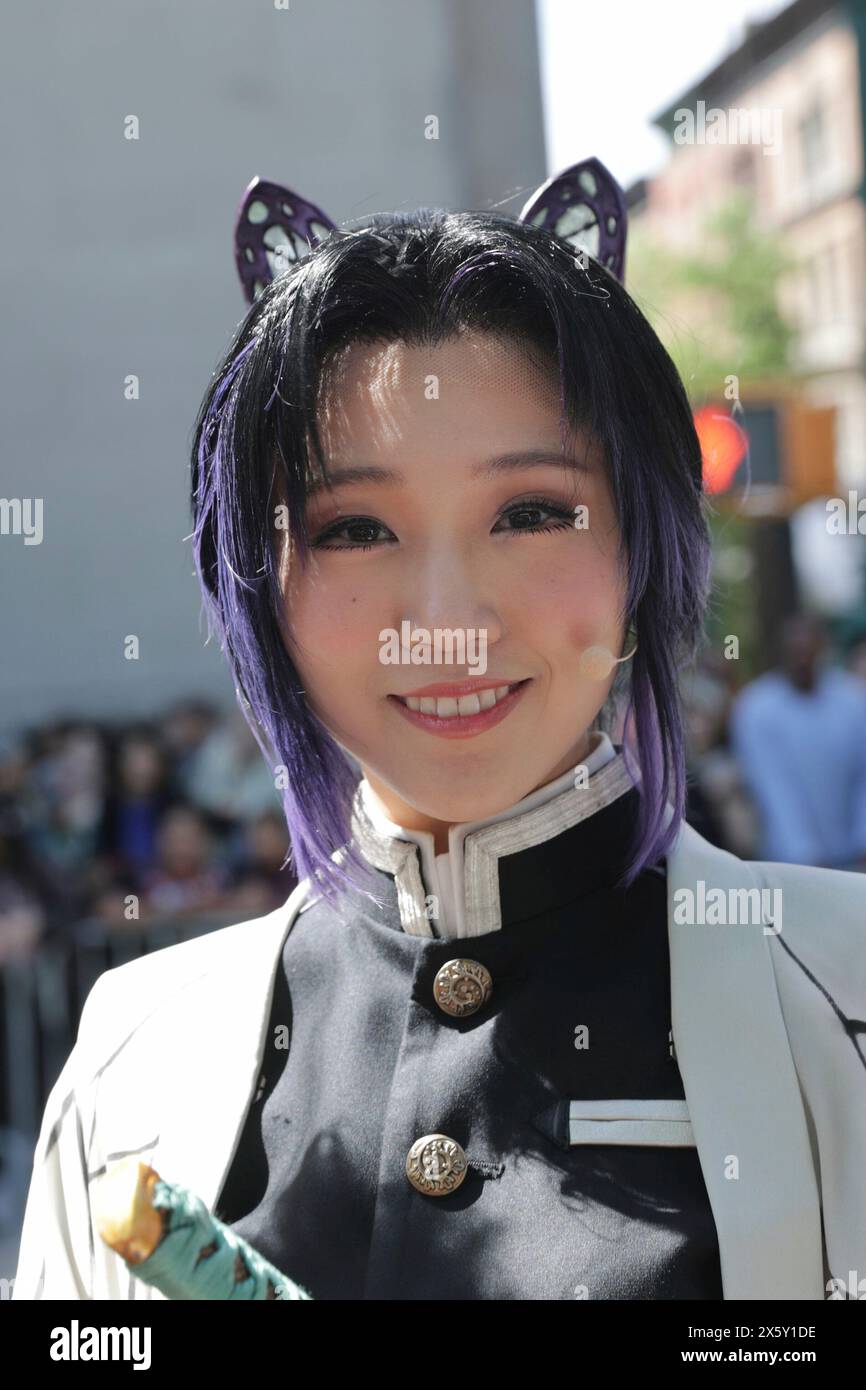 New York, USA - May 11, 2024: Demon Slayer along with Thousands of ...