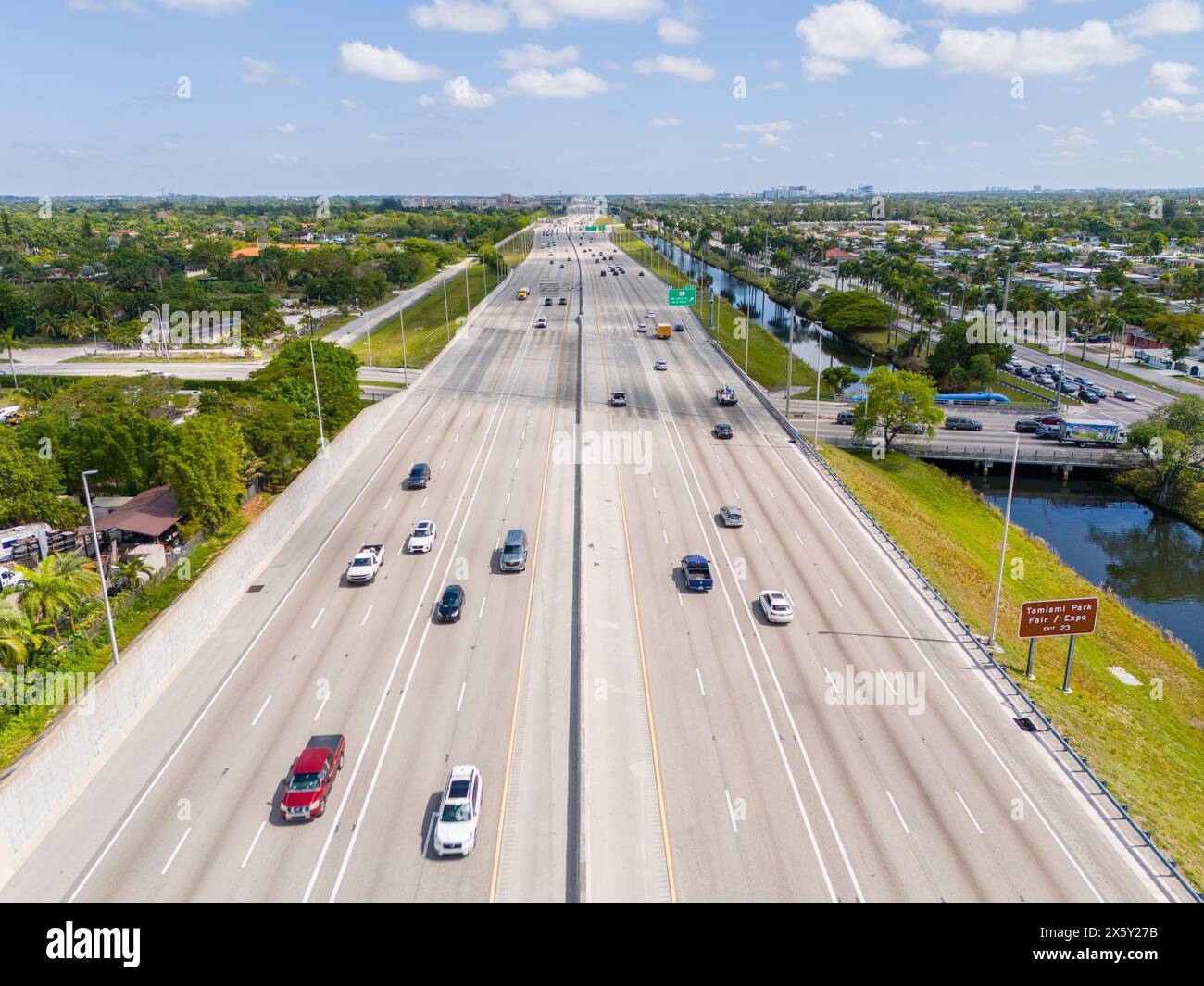 Florida Turnpike aerial photo 2024 Stock Photo - Alamy