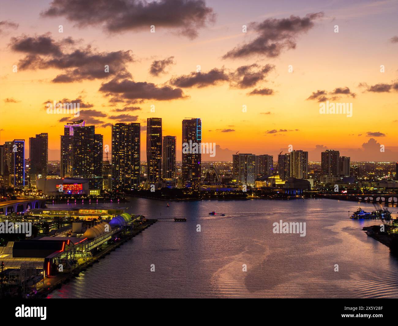 Aerial brickell miami 2024 hi-res stock photography and images - Alamy