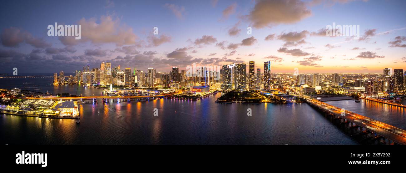 Beautiful miami panorama photo hi-res stock photography and images - Alamy
