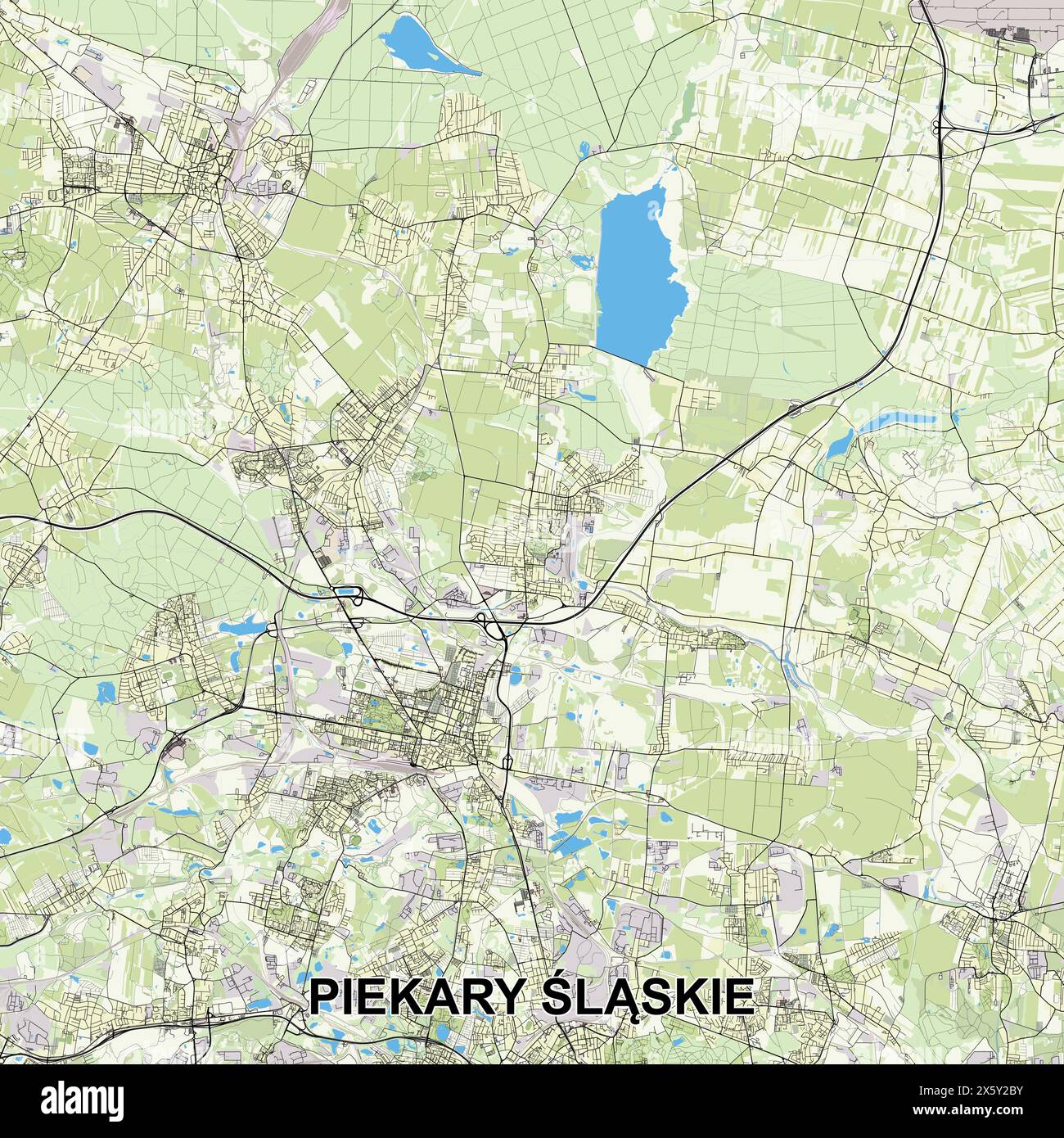 Slaskie map Stock Vector Images - Alamy