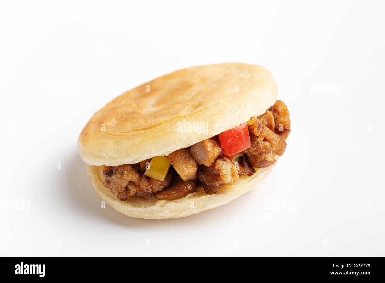 Chinese pork burger Stock Photo - Alamy