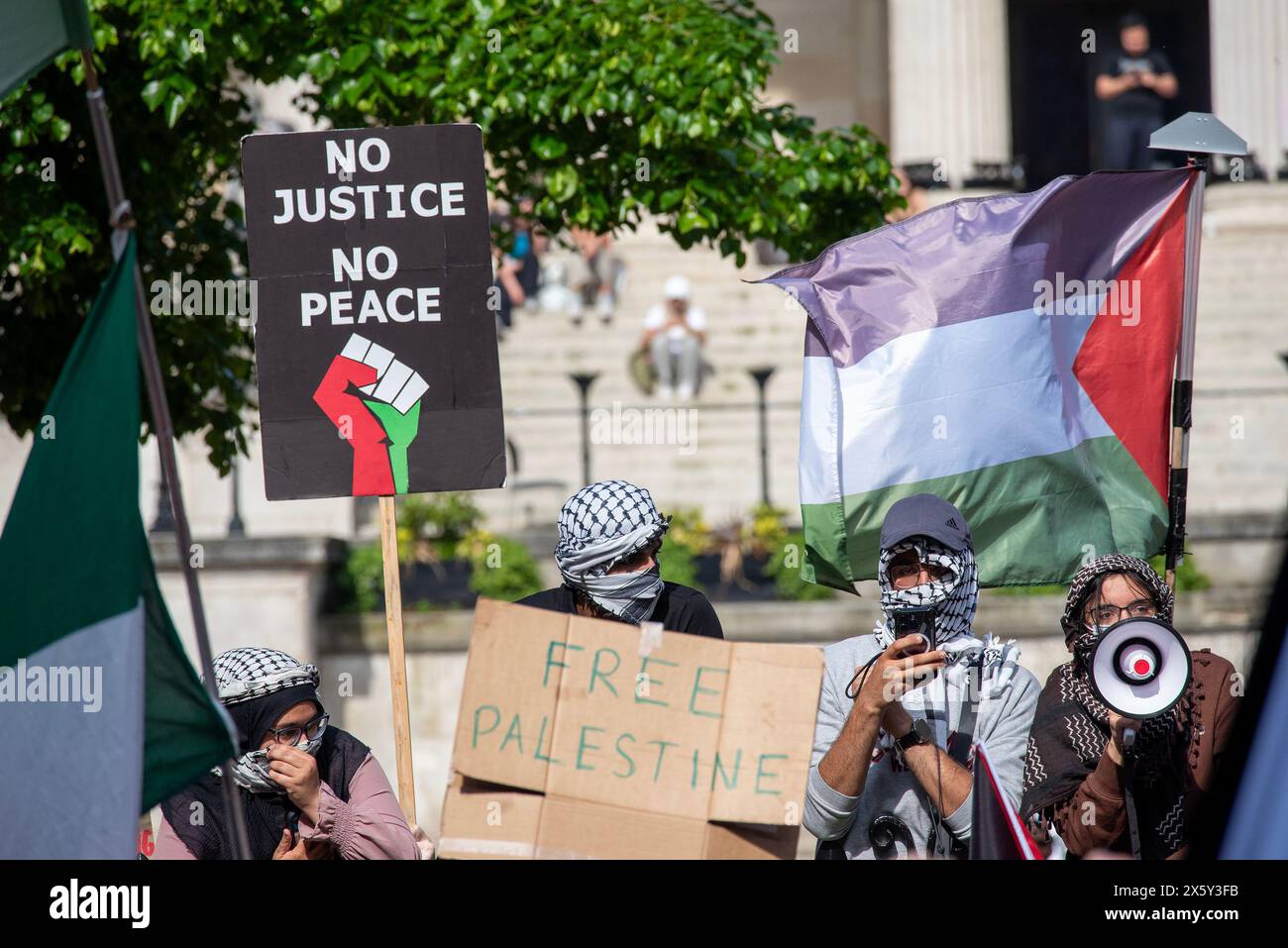 Ucl palestine protest camp hi-res stock photography and images - Alamy