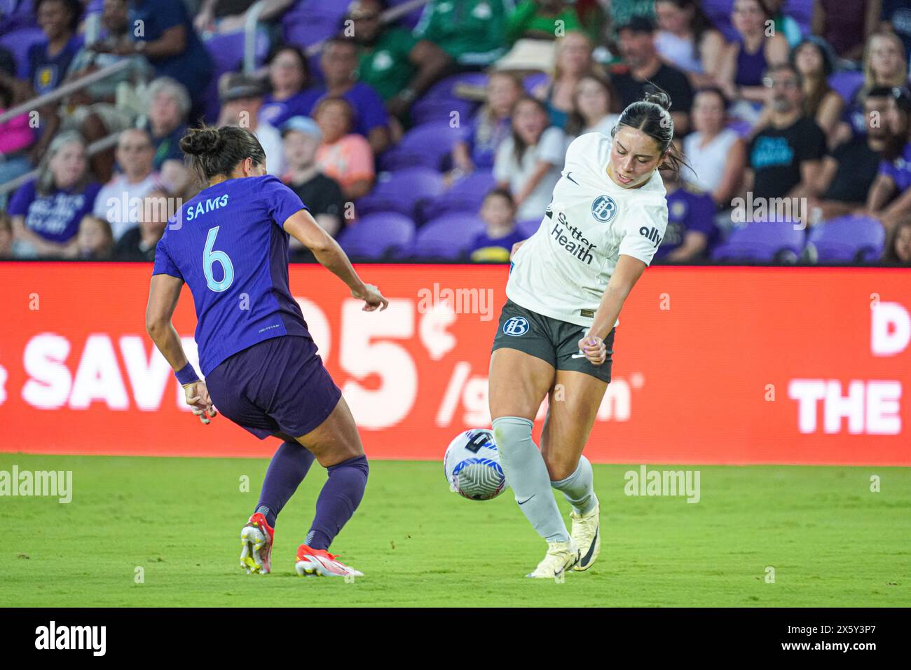 Orlando, Florida, USA, May 11, 2024, Orlando Pride Emily Sams #6 makes ...
