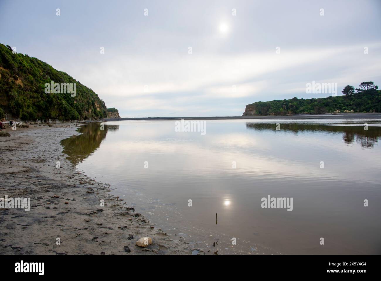 Tongaporutu River - New Zealand Stock Photo - Alamy