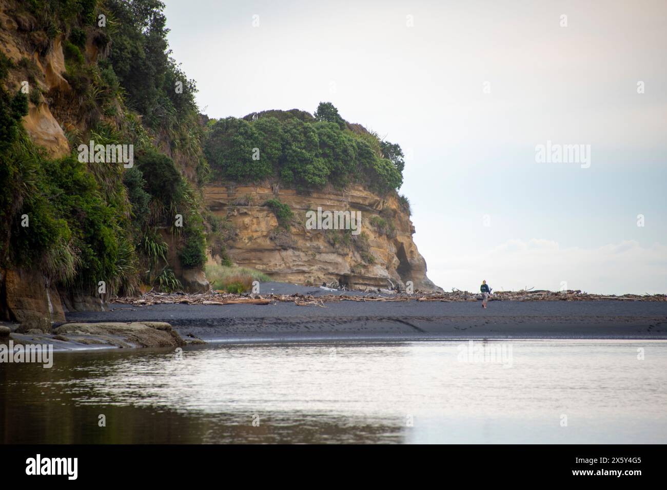 Tongaporutu River - New Zealand Stock Photo - Alamy