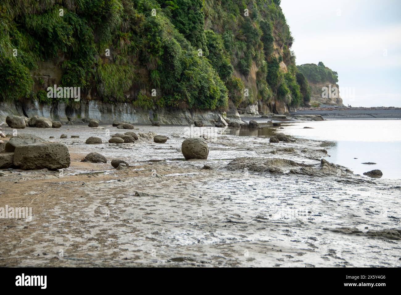 Tongaporutu River - New Zealand Stock Photo - Alamy