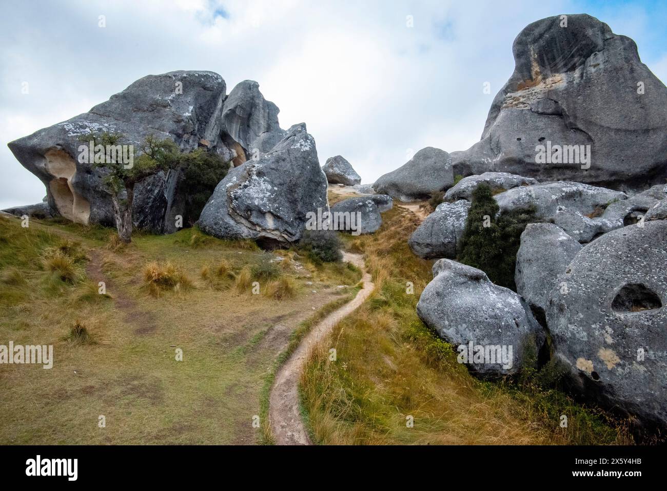 Castle Hill Rocks - New Zealand Stock Photo - Alamy