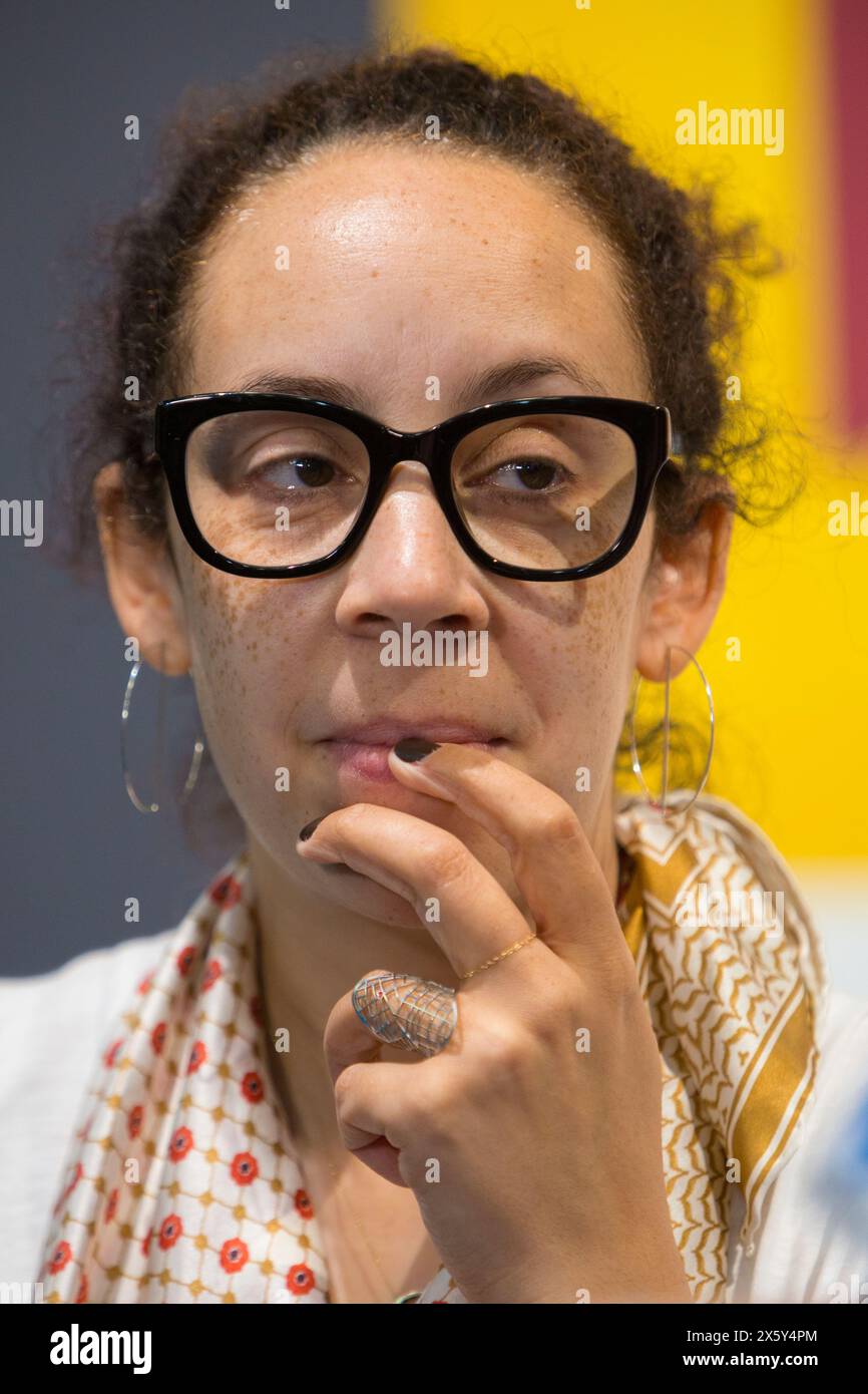 Torino, Italy. 9th May 2024. Author Tiffany Jewell is guest of 2024 ...