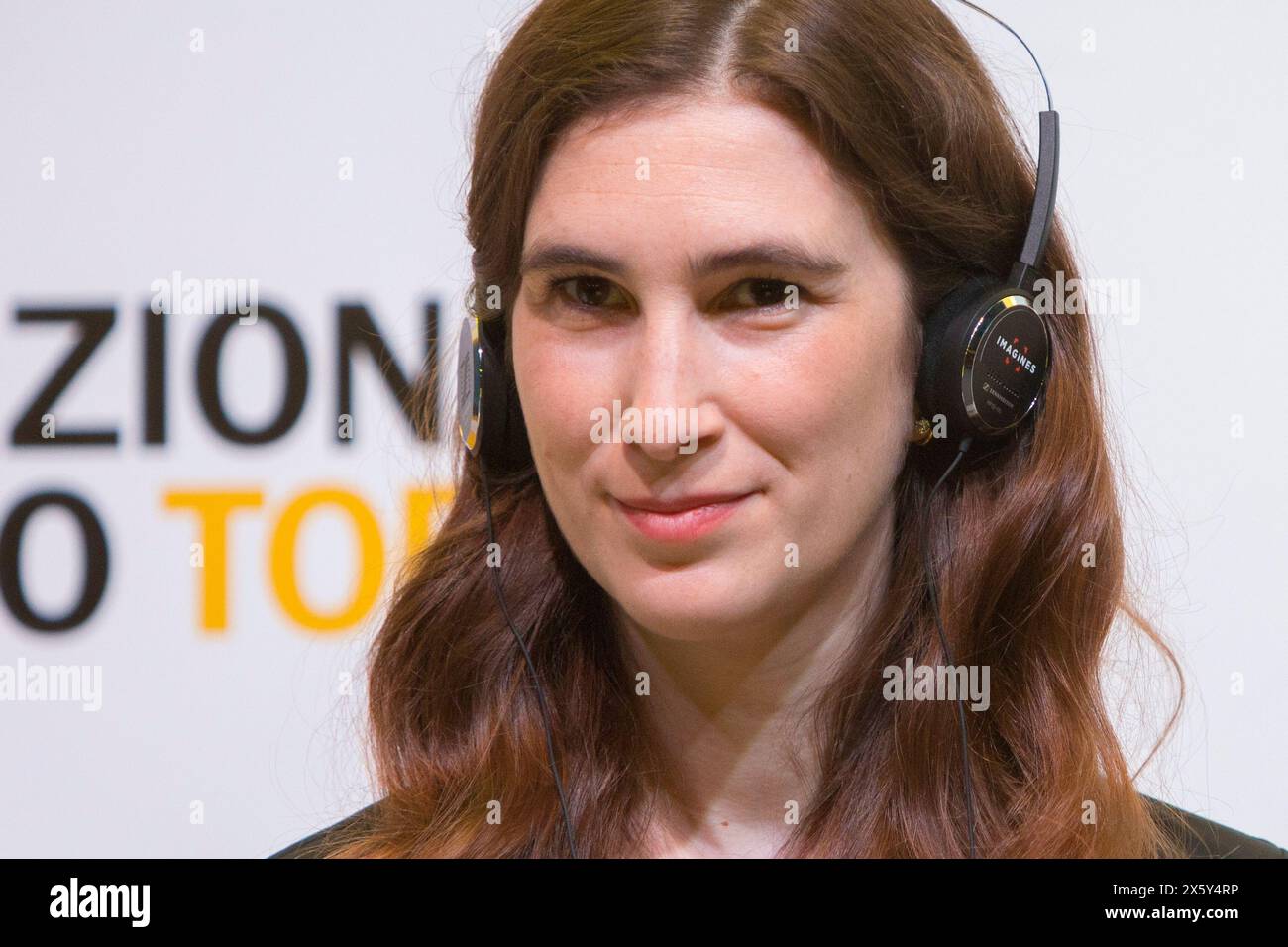 Torino, Italy. 9th May 2024. British writer Katherine Rundell is guest ...