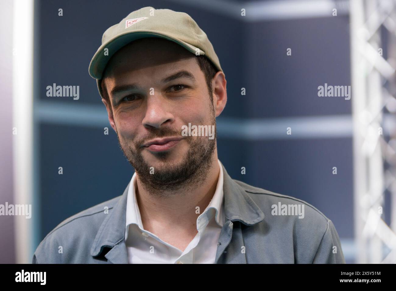 Torino, Italy. 9th May 2024. French-Swiss writer Arthur Dreyfus is ...