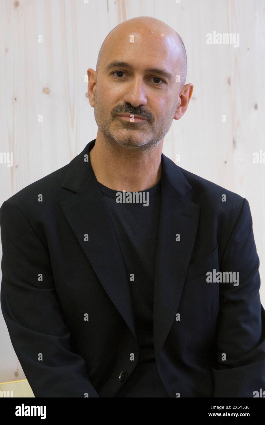 Torino, Italy. 9th May 2024. Italian actor Andrea Macaluso is guest of ...