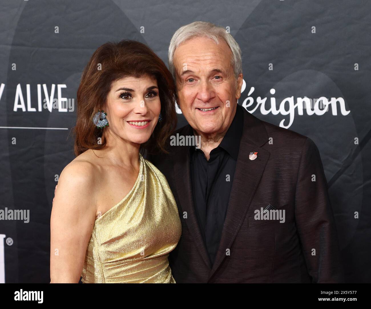 Las Vegas, USA. 10th May, 2024. Camille Ruvo and Larry Ruvo arriving at the Keep Memory Alive's ...