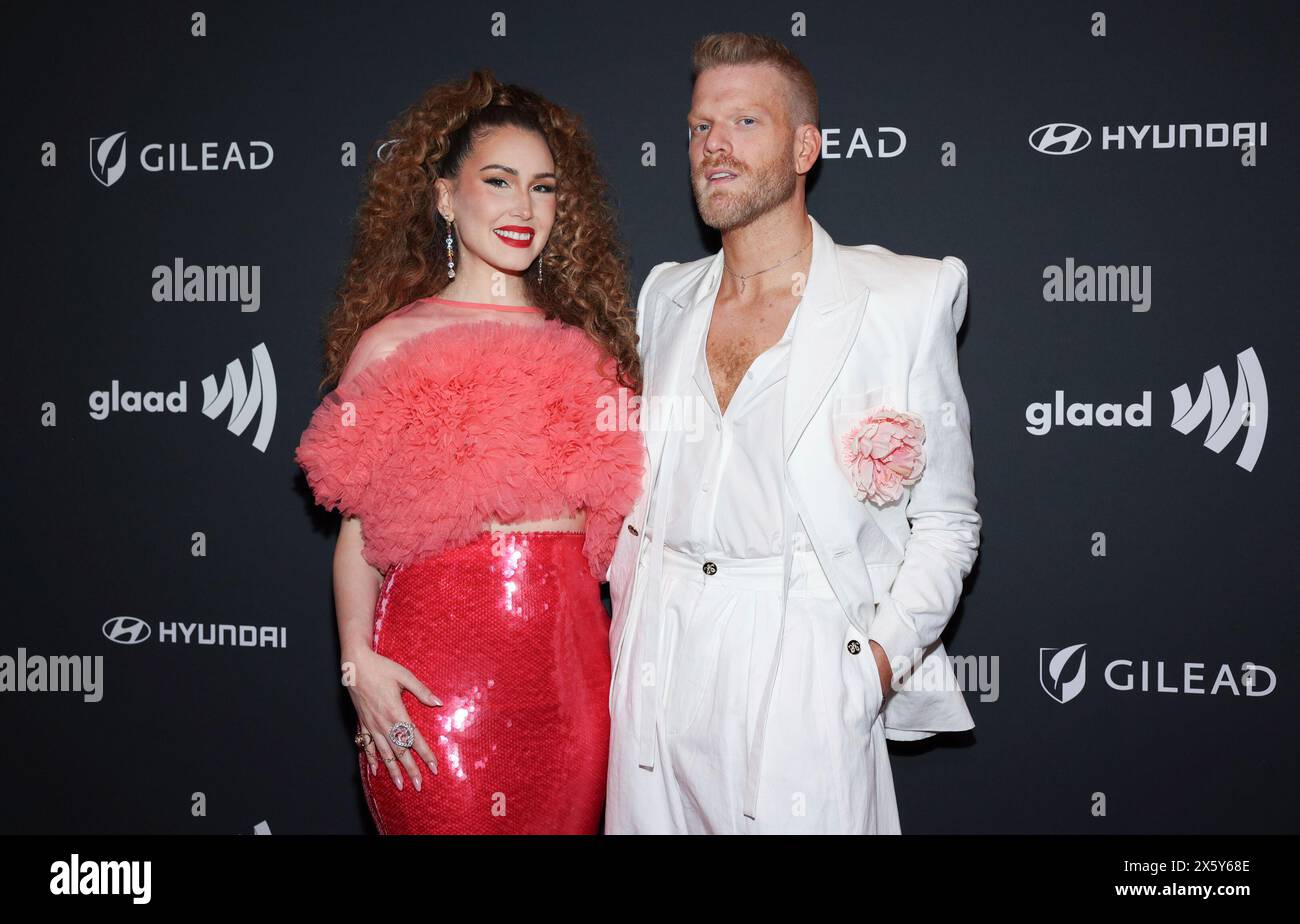 Loren Allred, left, and Scott Hoying attends the 35th annual GLAAD ...